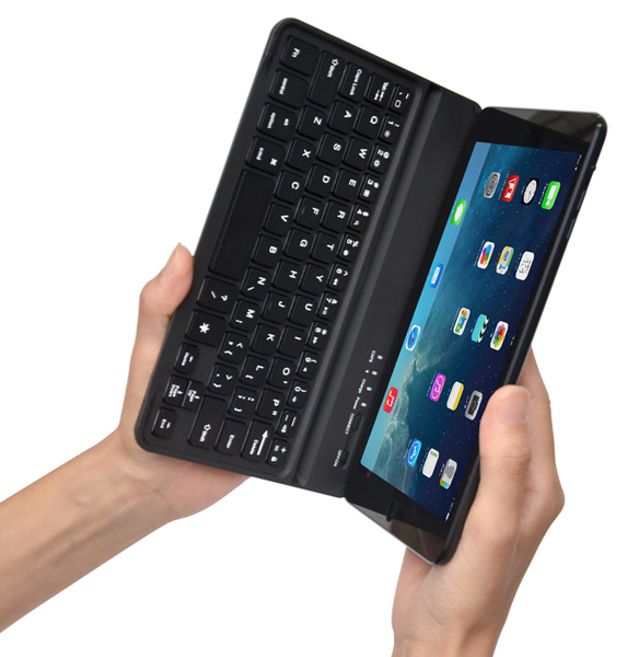 JTT Online Shop『iPad mini/mini Retina用 光るワイヤレスキーボード Bookey Light』